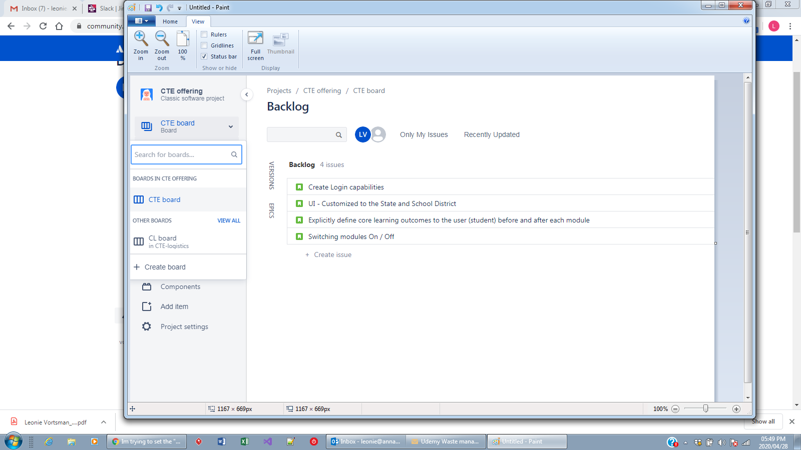 Solved: Im trying to set the "estimates" on a board in a S...