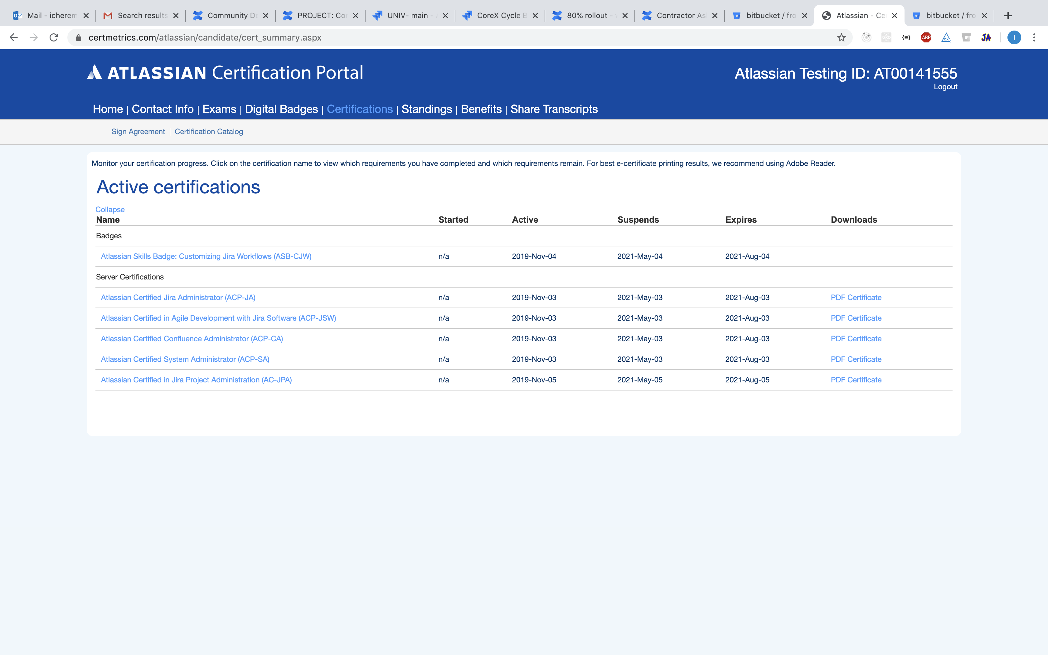 Display your Certifications on the Atlassian Commu... - Atlassian Community