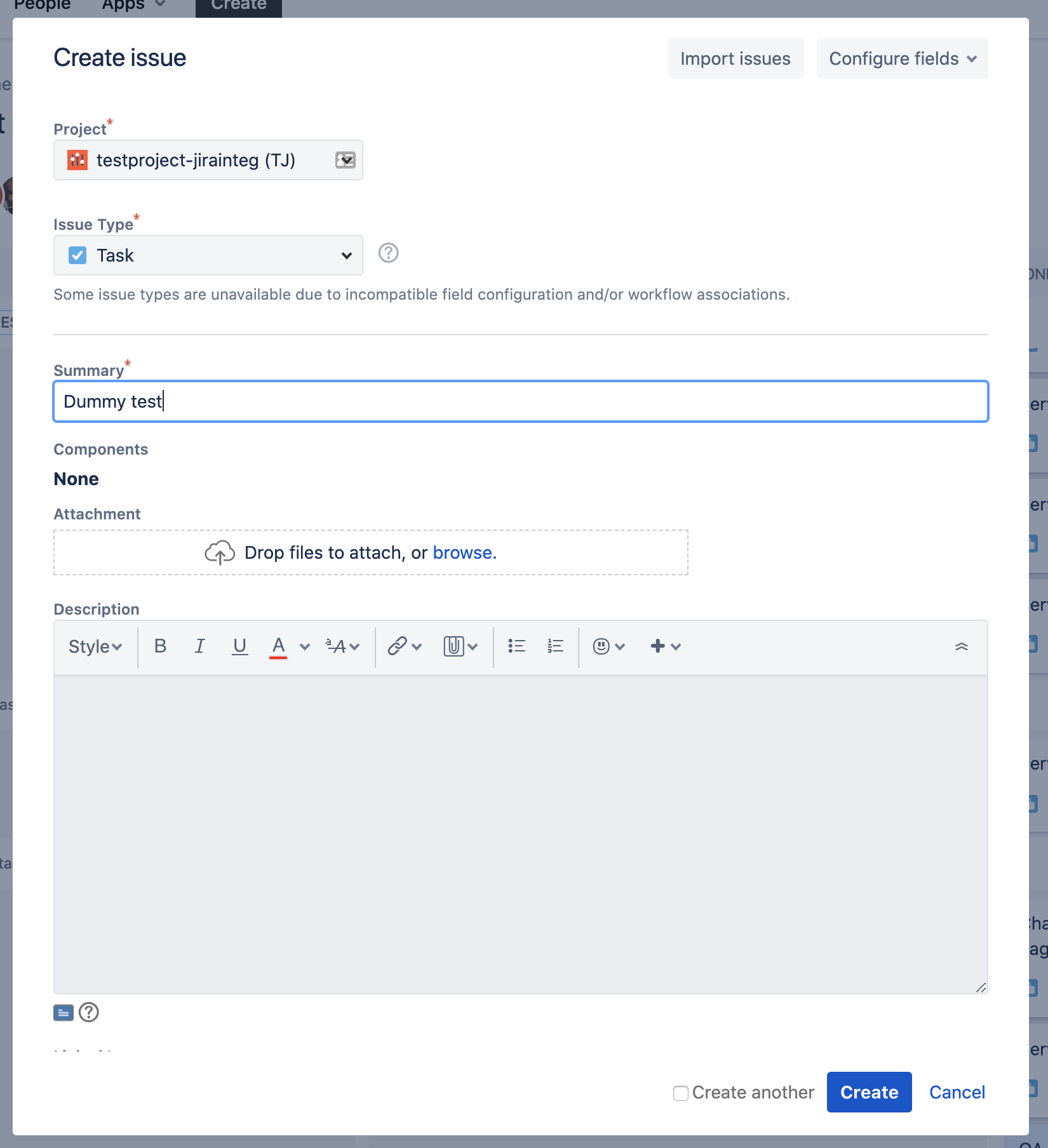 I cannot create issue via Jira Cloud REST API v2