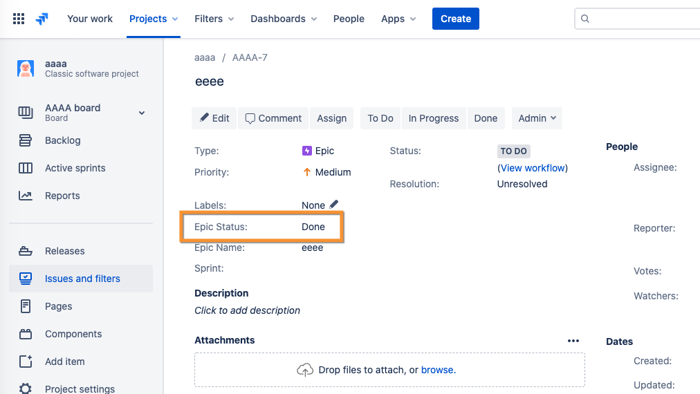 Solved: Epic not showing up in backlog or Epic burndown ch...
