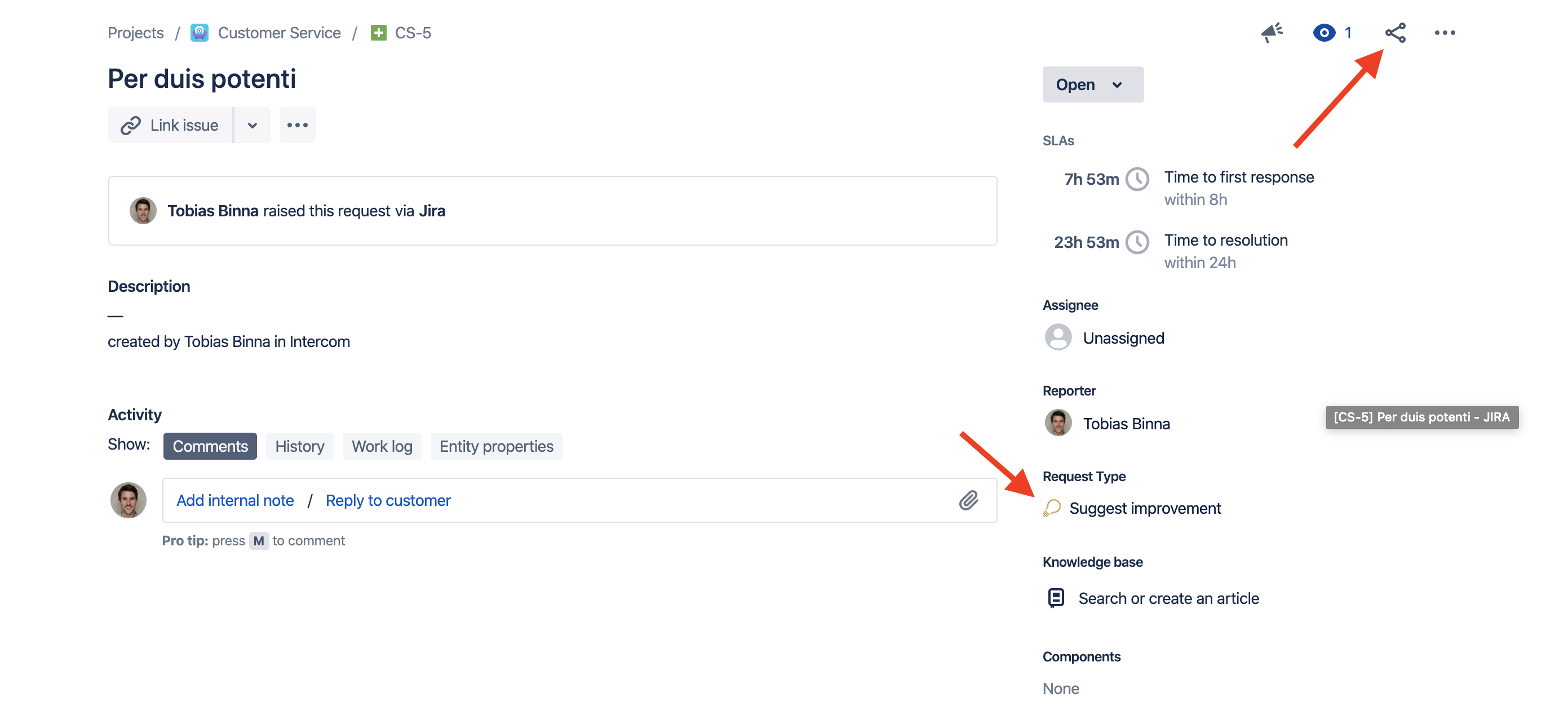 Solved: Can a customer receive notifications of a ticket w...