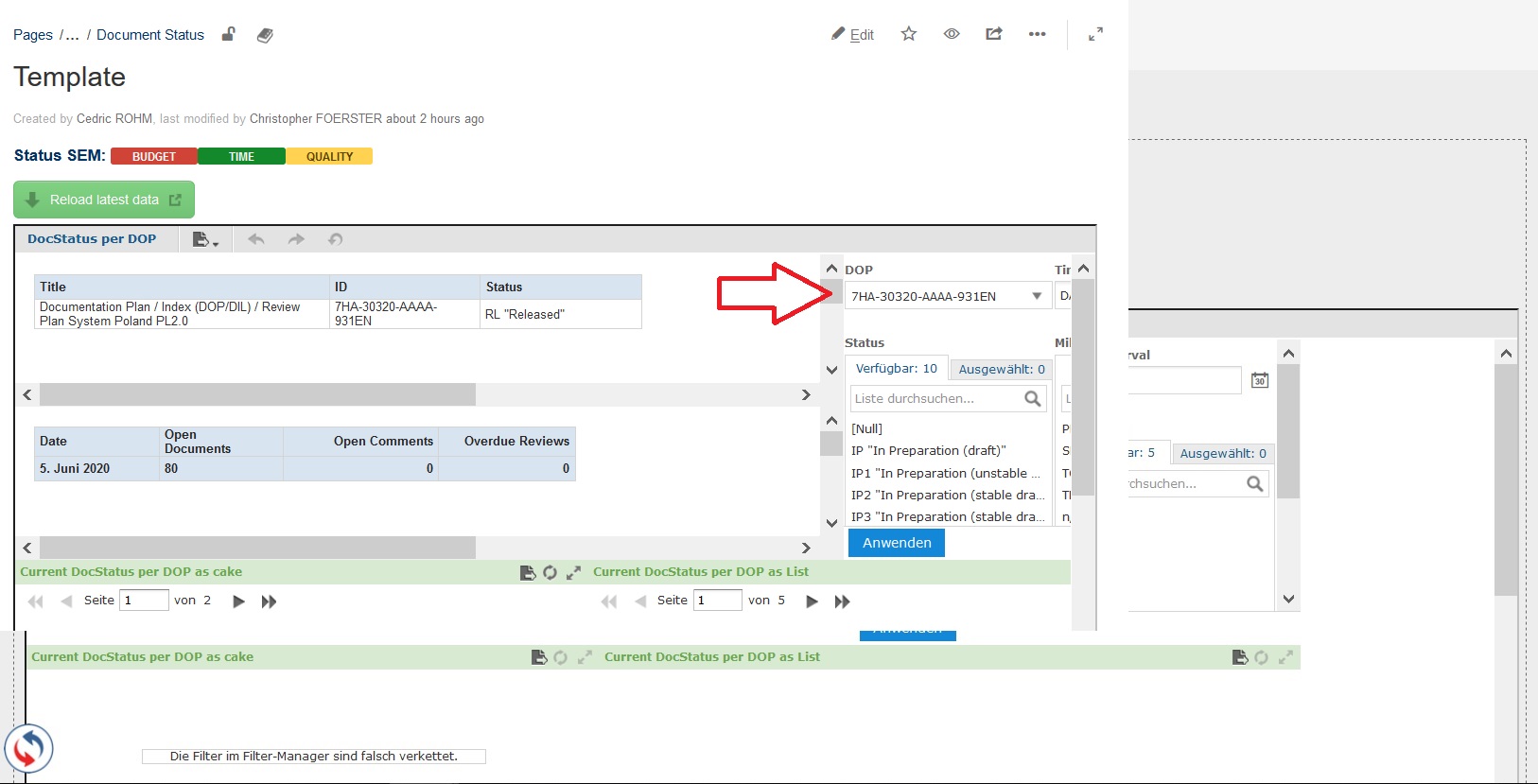 Content not visible (variable not functioning prop...