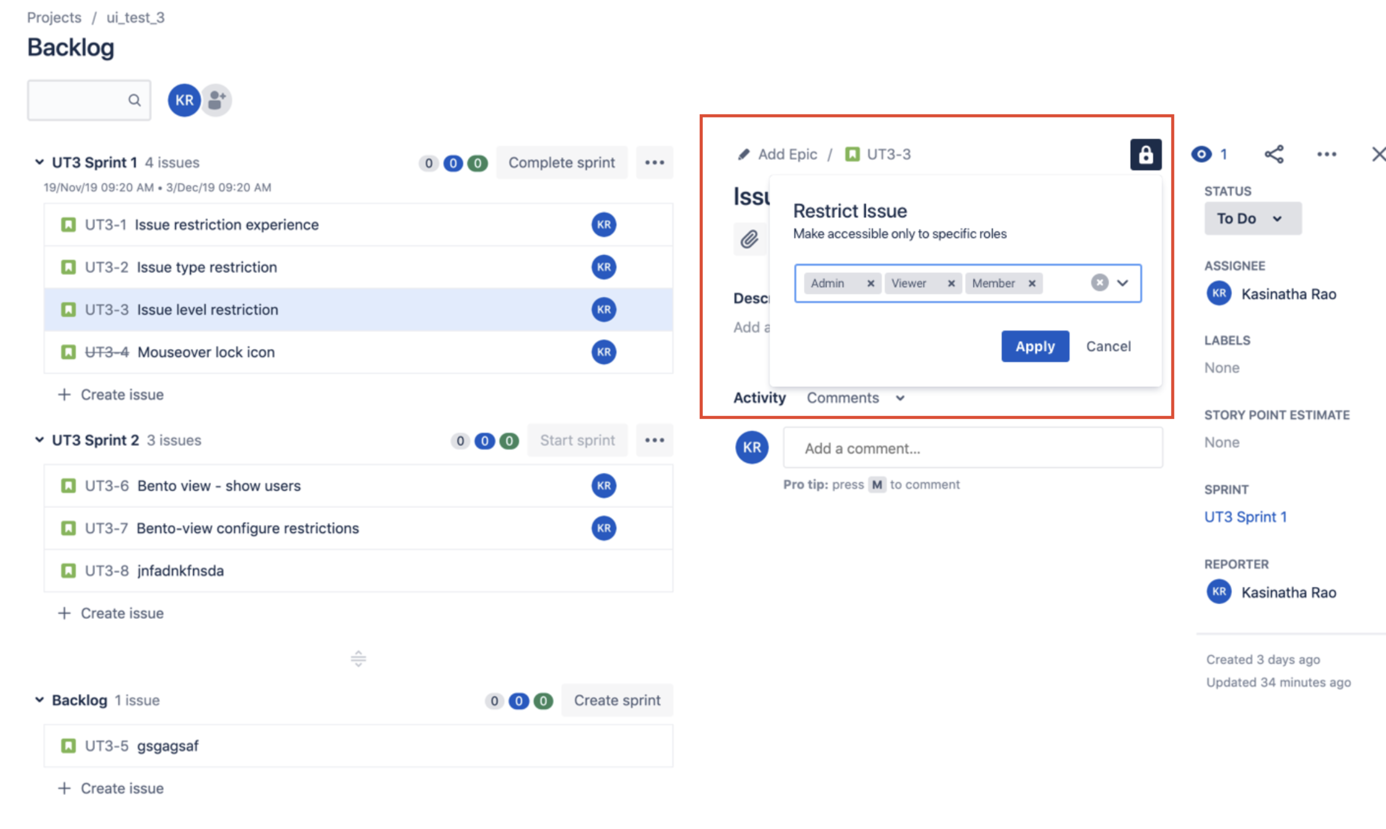 Control privacy for Issues on next-gen projects on Jira Cloud
