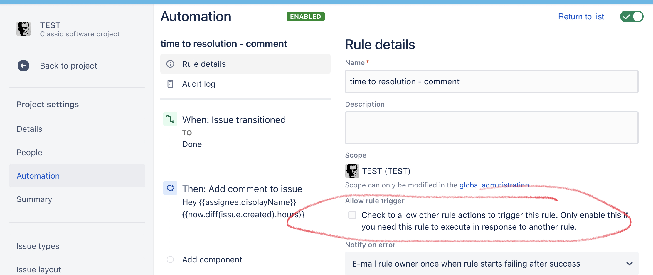 Solved Create Issue Trigger Not Working Across Projects