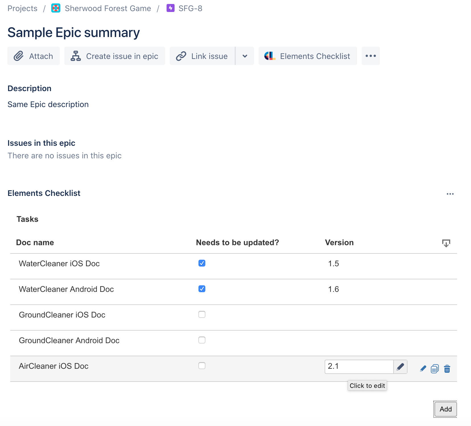 Solved: Epic form with table