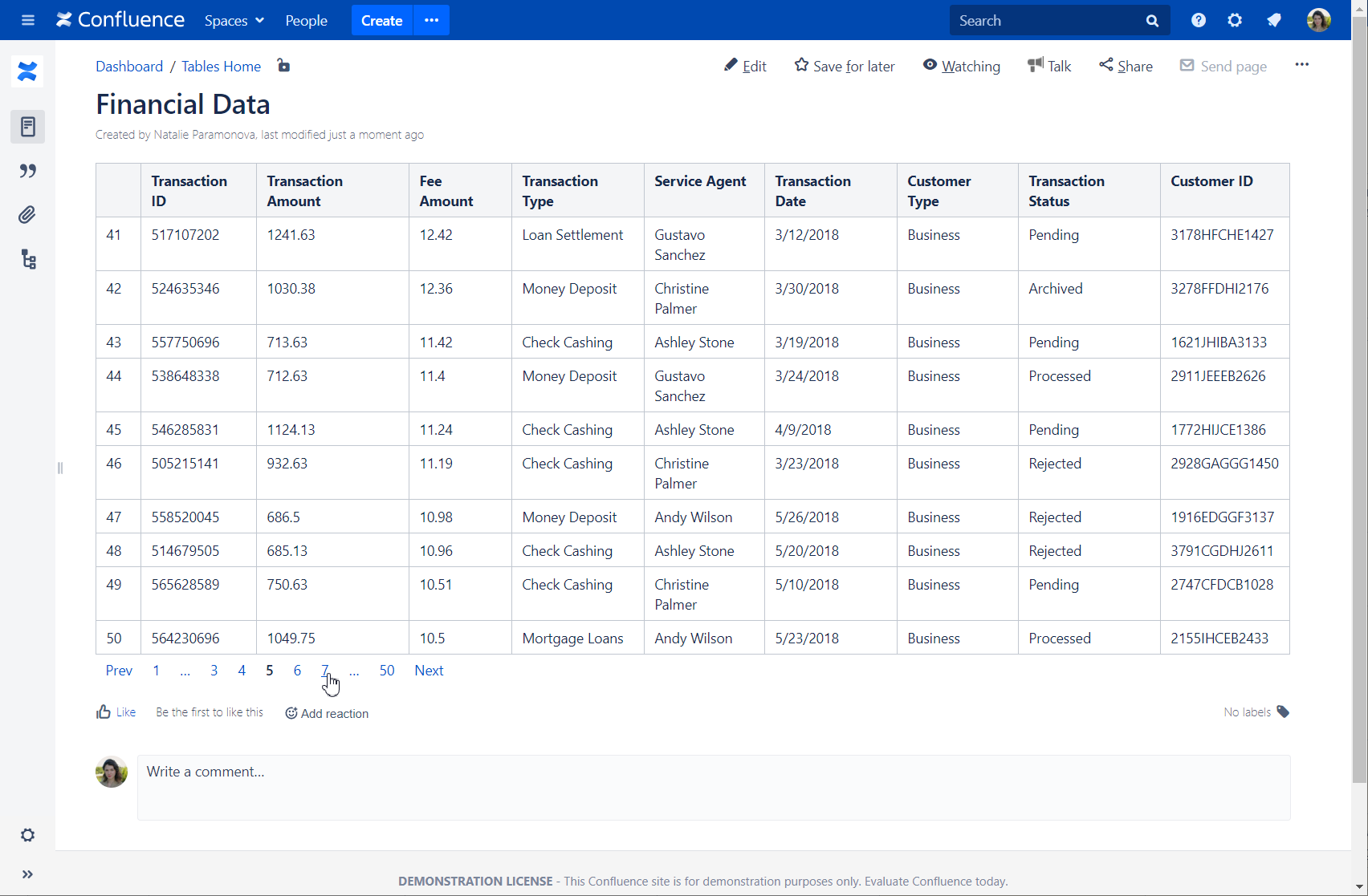 Solved Confluence Macro For Data Table Paging Bonus Wit