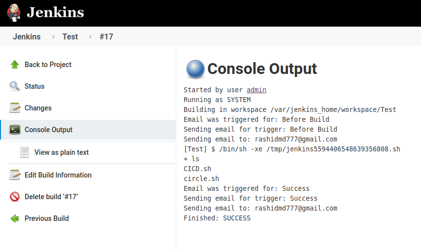 Solved Jenkins Plugin Editable Email Notification Is Succ 