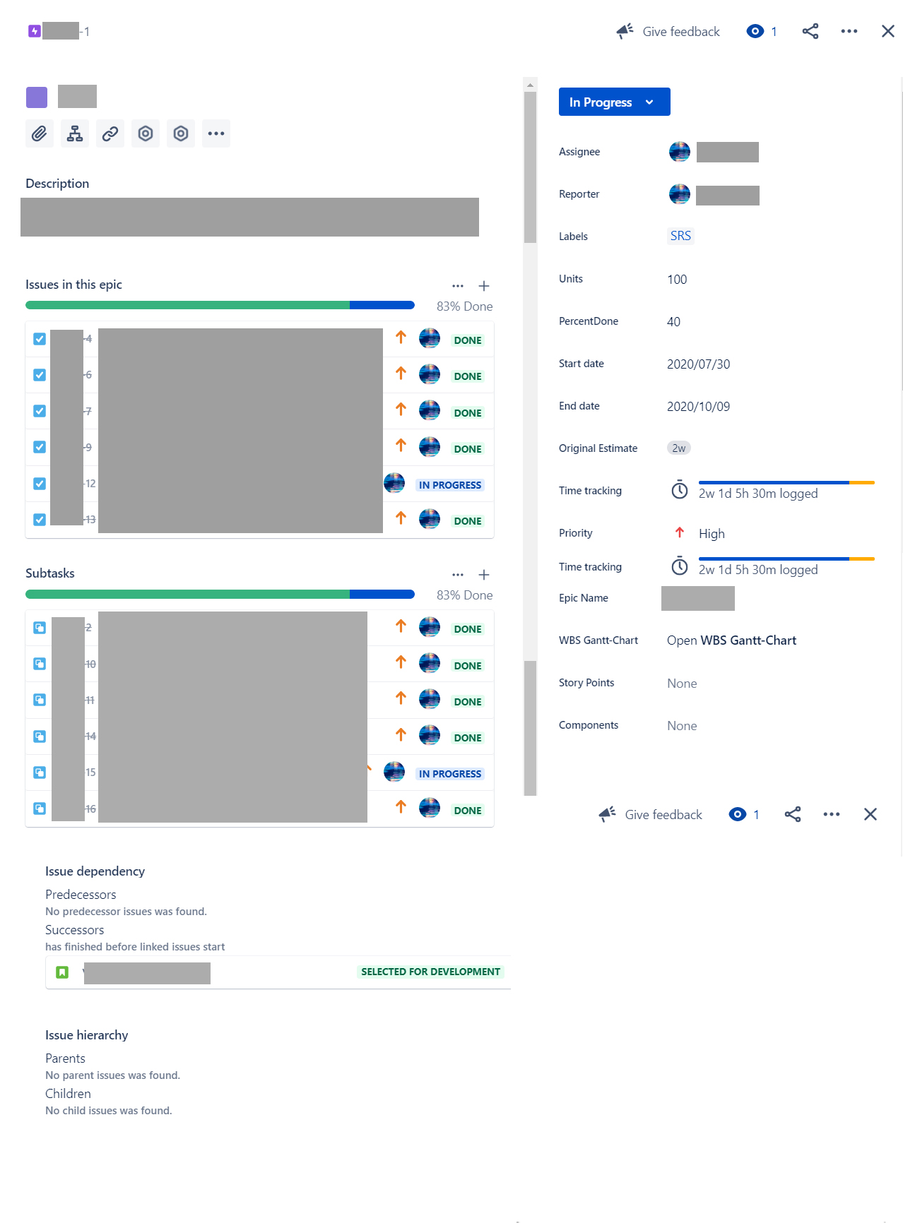 Solved How To Display Subtasks On Epic