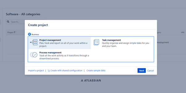 Solved: Cannot create software projects after clean instal...