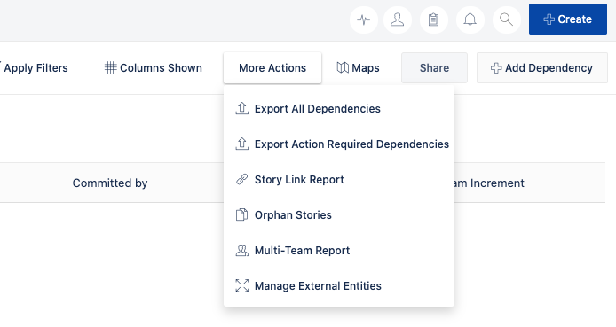 External Dependencies in Jira Align