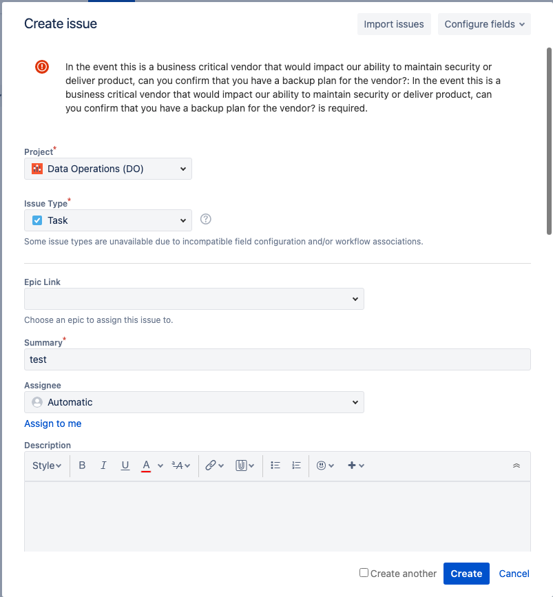Issue Creating Taskssubtasks 6620