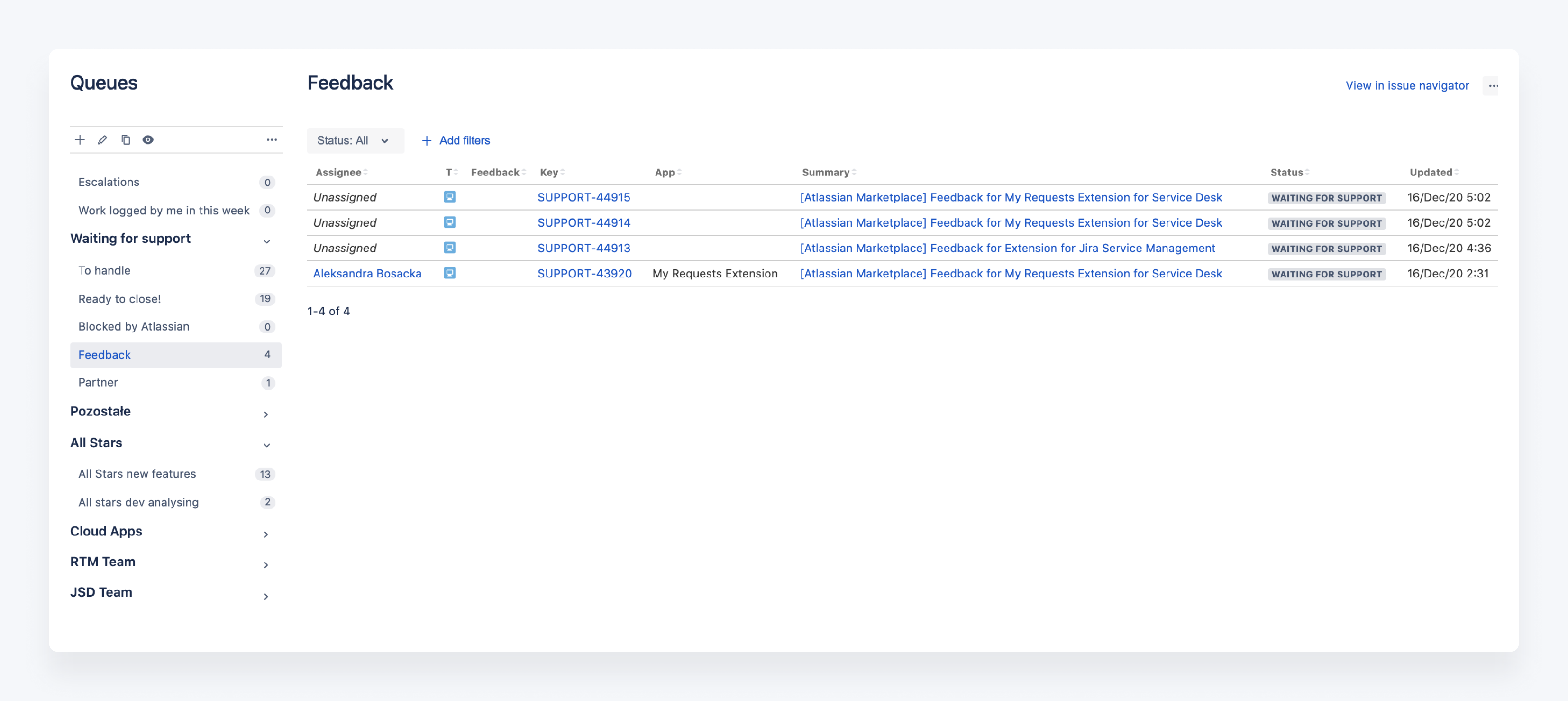 4 ways of issue tracking in Jira - Atlassian Community