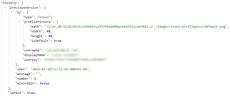 How to get page history via REST API