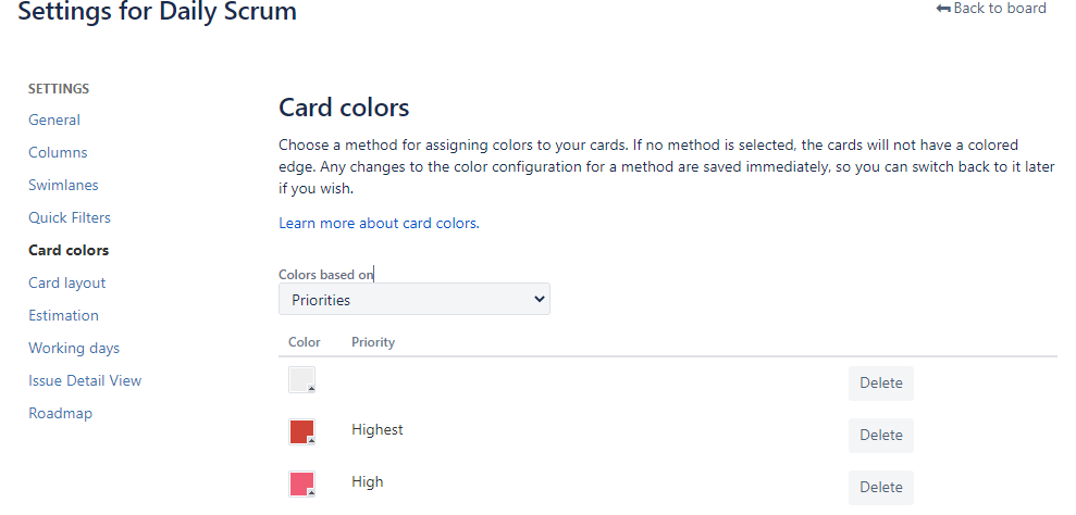 What the significance of this color code on a jira...