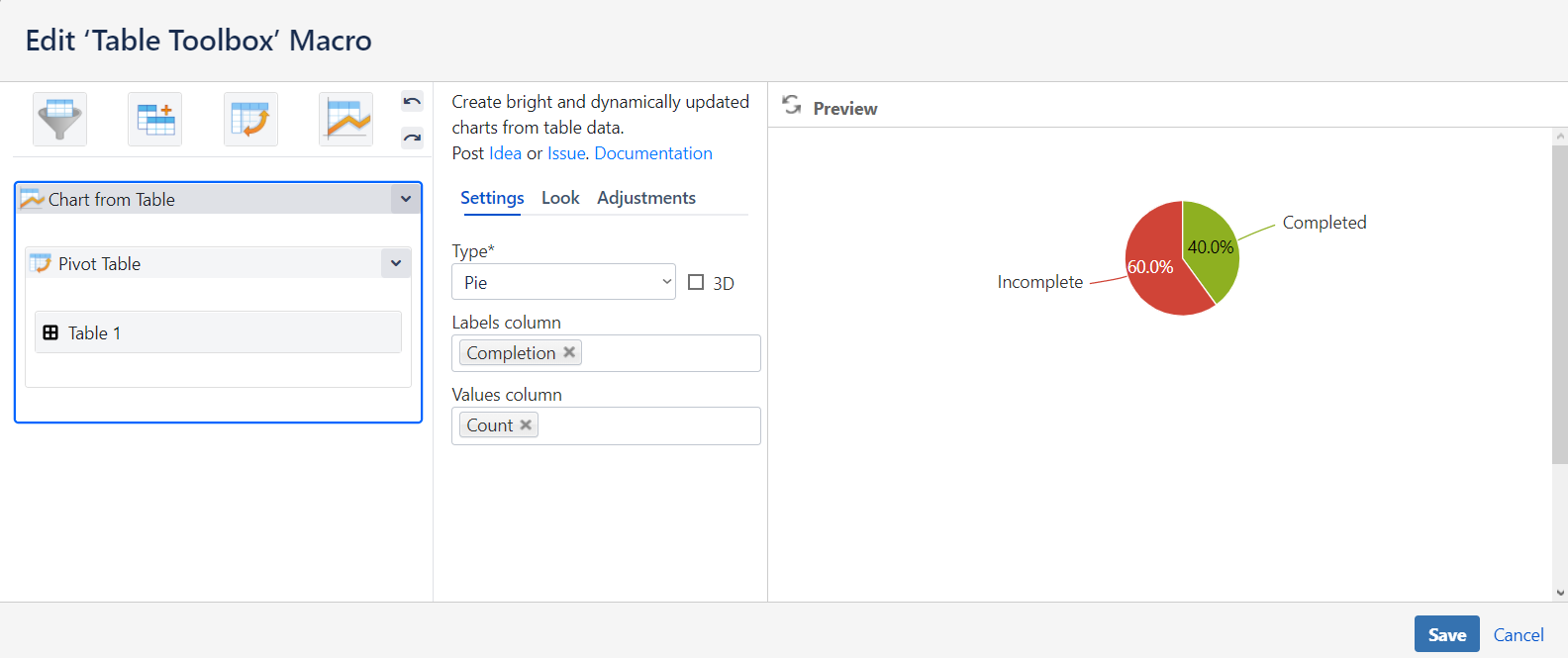 Percent complete for Confluence task list?