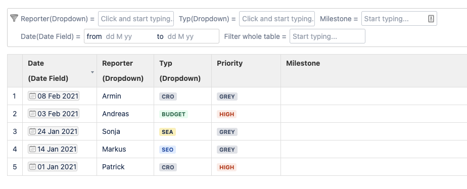 Can I somehow add content in a new table row witho...