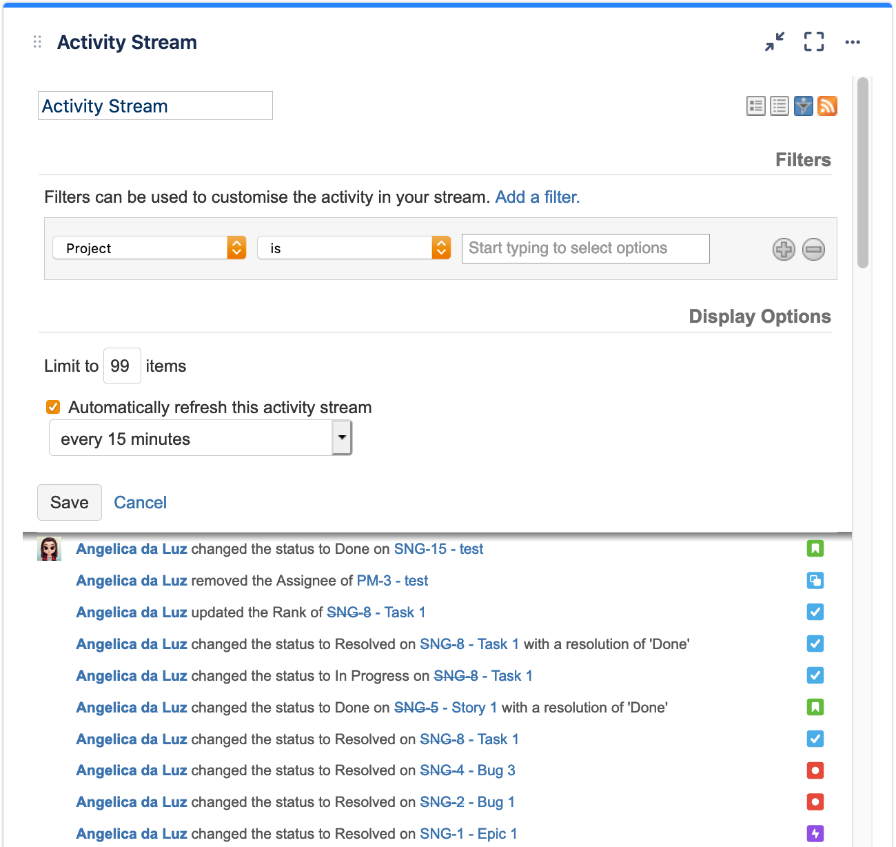 Solved Activity Stream Gadget Is Loading Endlessly