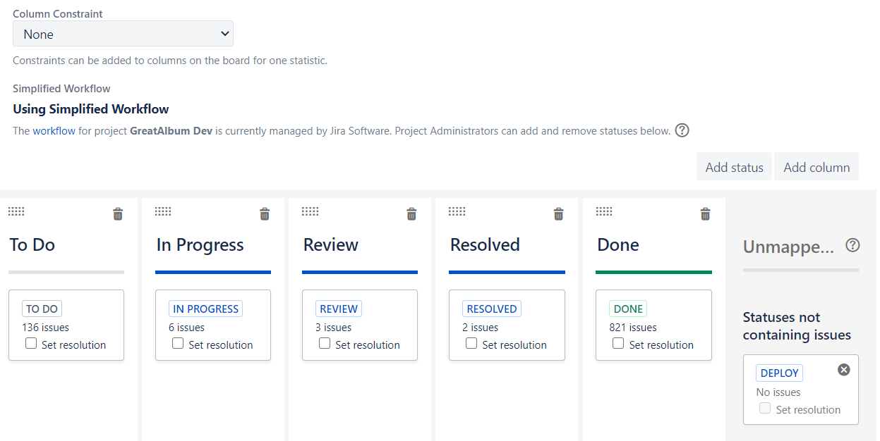 Solved How To Add Deploy Status Column In Active Sprint