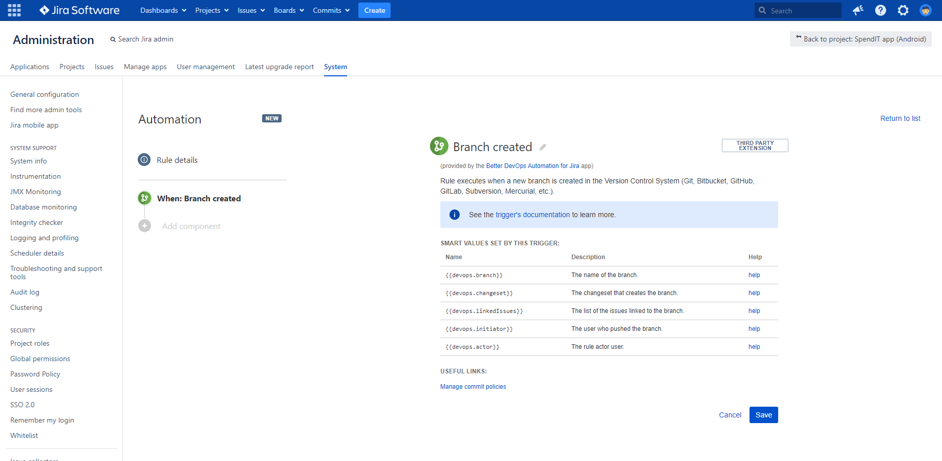 Jira Automation Allows You To Integrate With Bitbucket And Github