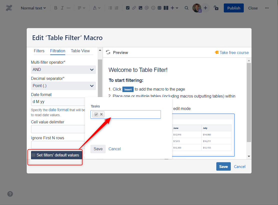 Picnet Table Filter Checkbox Clipart
