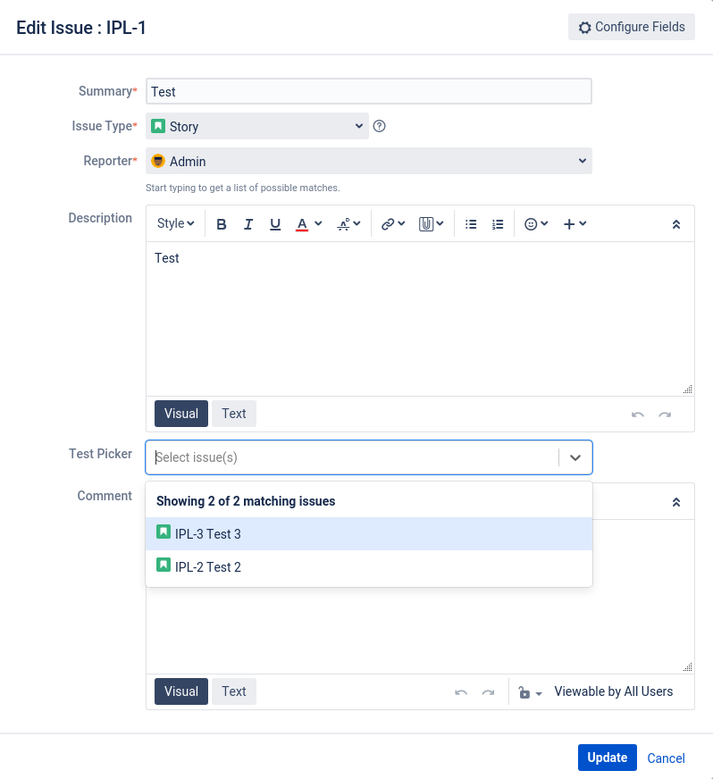 Script Behaviour How To Limit Issue Picker Filed