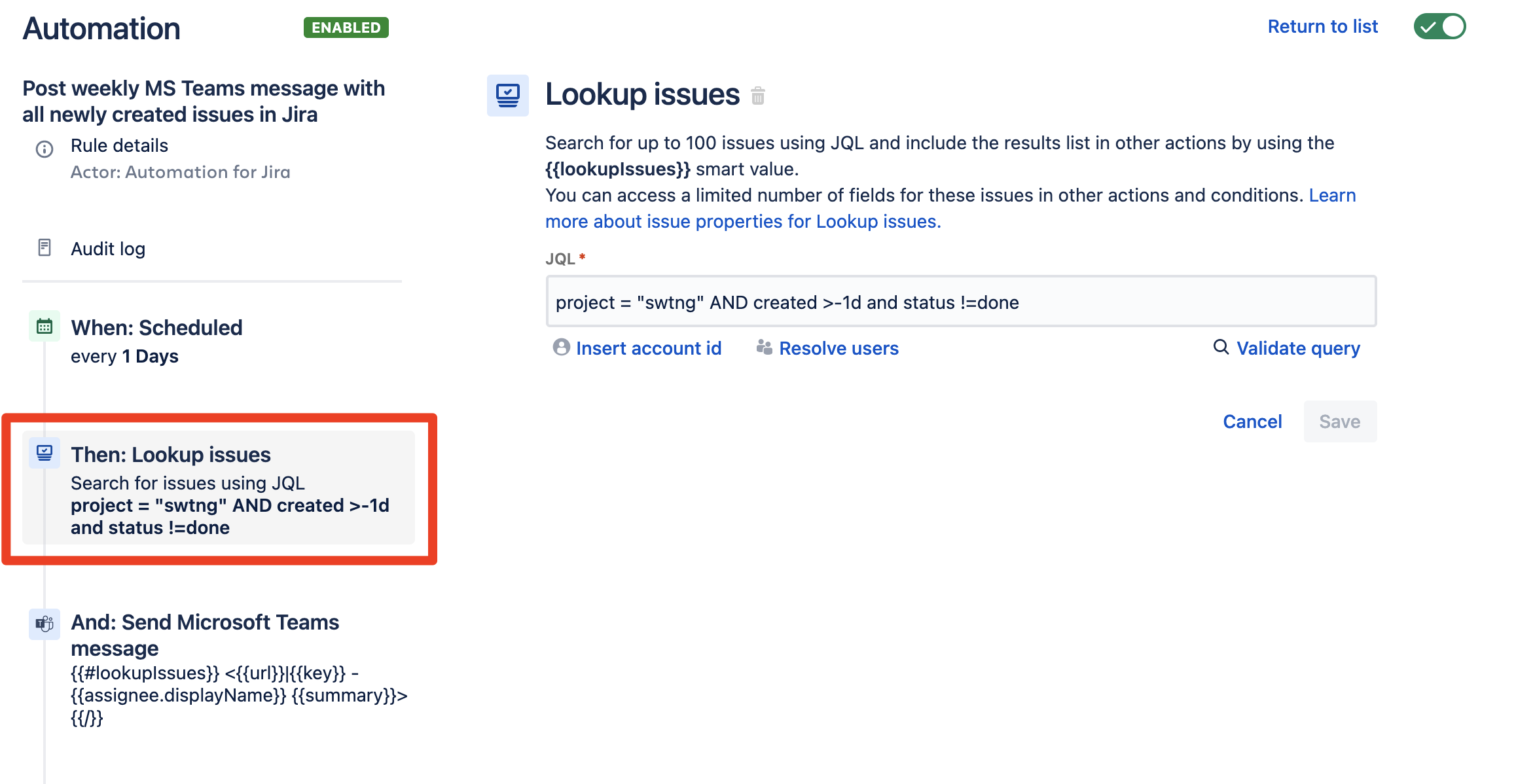 Solved Sending An Email With A List Of Issues Using Autom