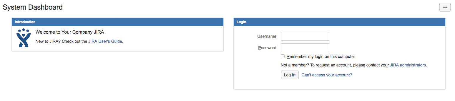Atlassian Jira Login