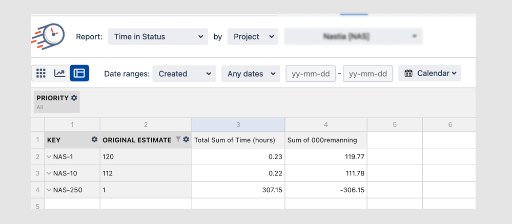 How get time remaining in Jira, which should be or...