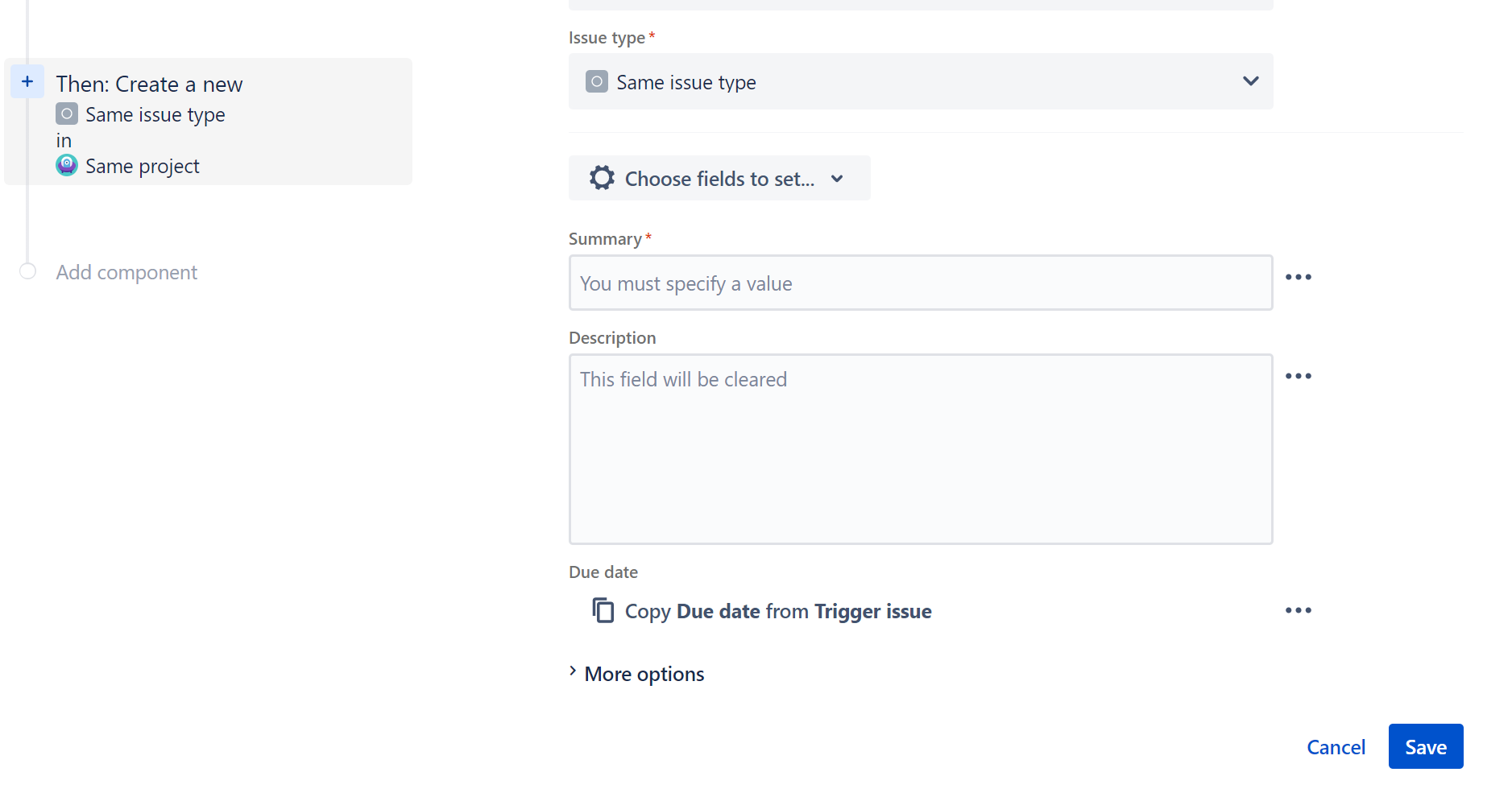 Solved: Using JIRA Automation, how can I make Due date a f...