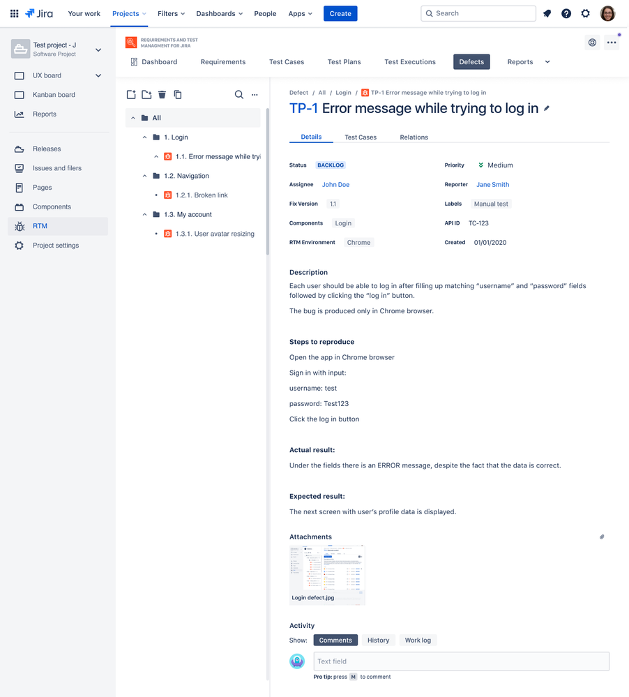 How to write a defect description? - Atlassian Community