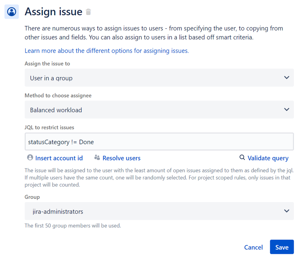 Automatically assign a ticket to a user group depe...