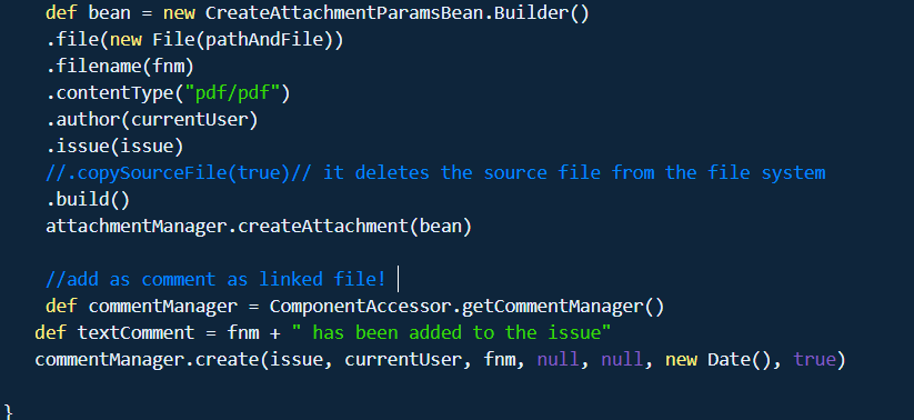 Solved: how to attache attachment in comment