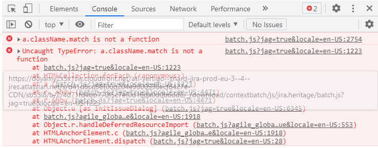 Solved: Create Issue is not working