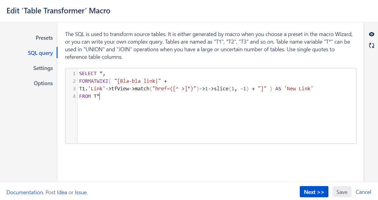 Solved Confluence Table Transformer Access Href And Tex