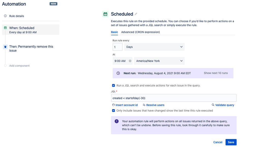 How Can I Auto Delete Issues after 6 months?