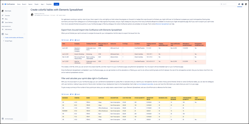 How to alternate color rows in Confluence tables - Atlassian Community