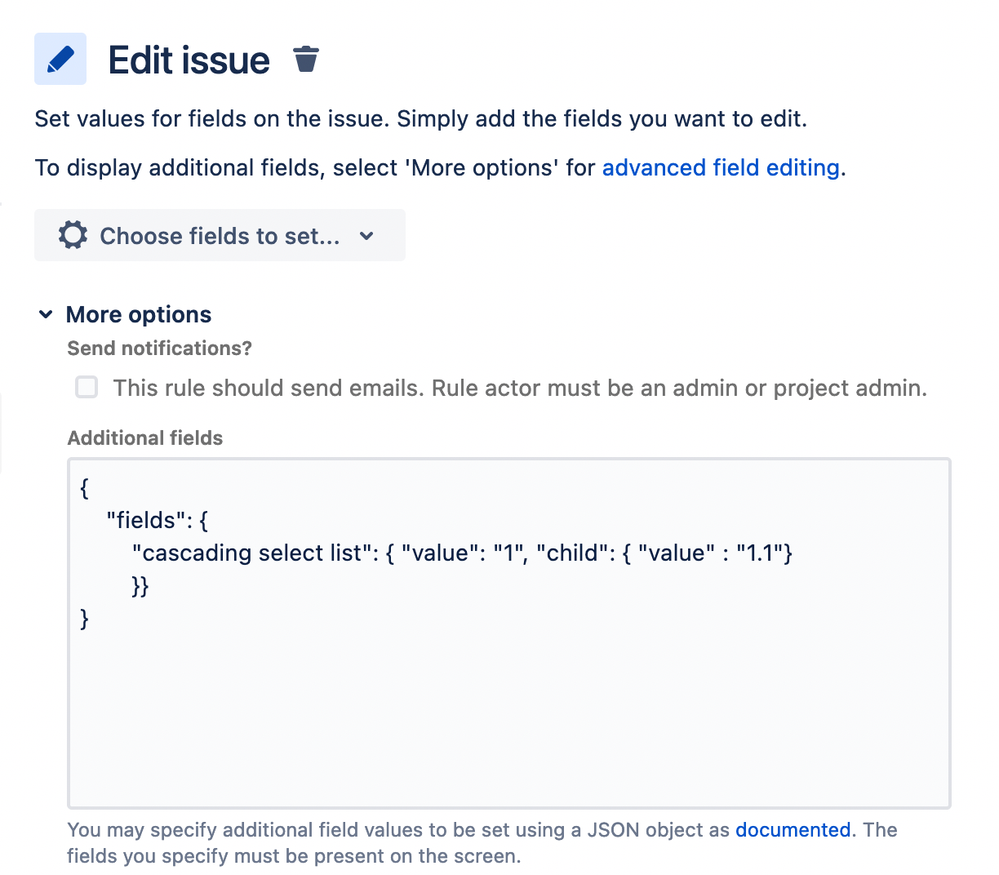 Solved: Update the two values of a cascading select fiel... Solved: Update the two values of a cascading select fiel...
