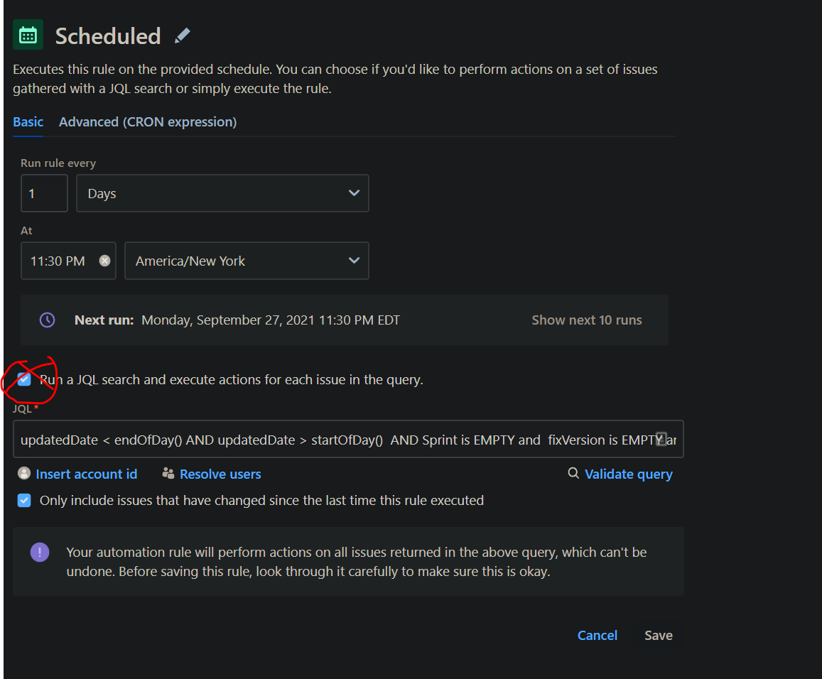 Solved: Automation for each issue