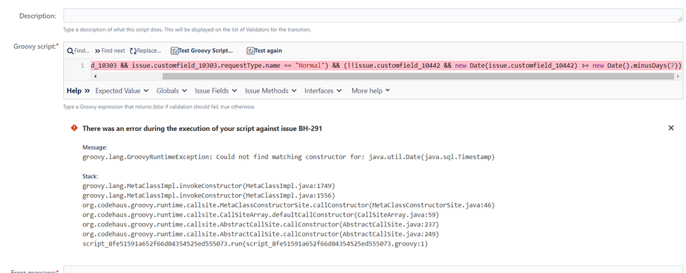 Custom Date field validation to check if it is les...