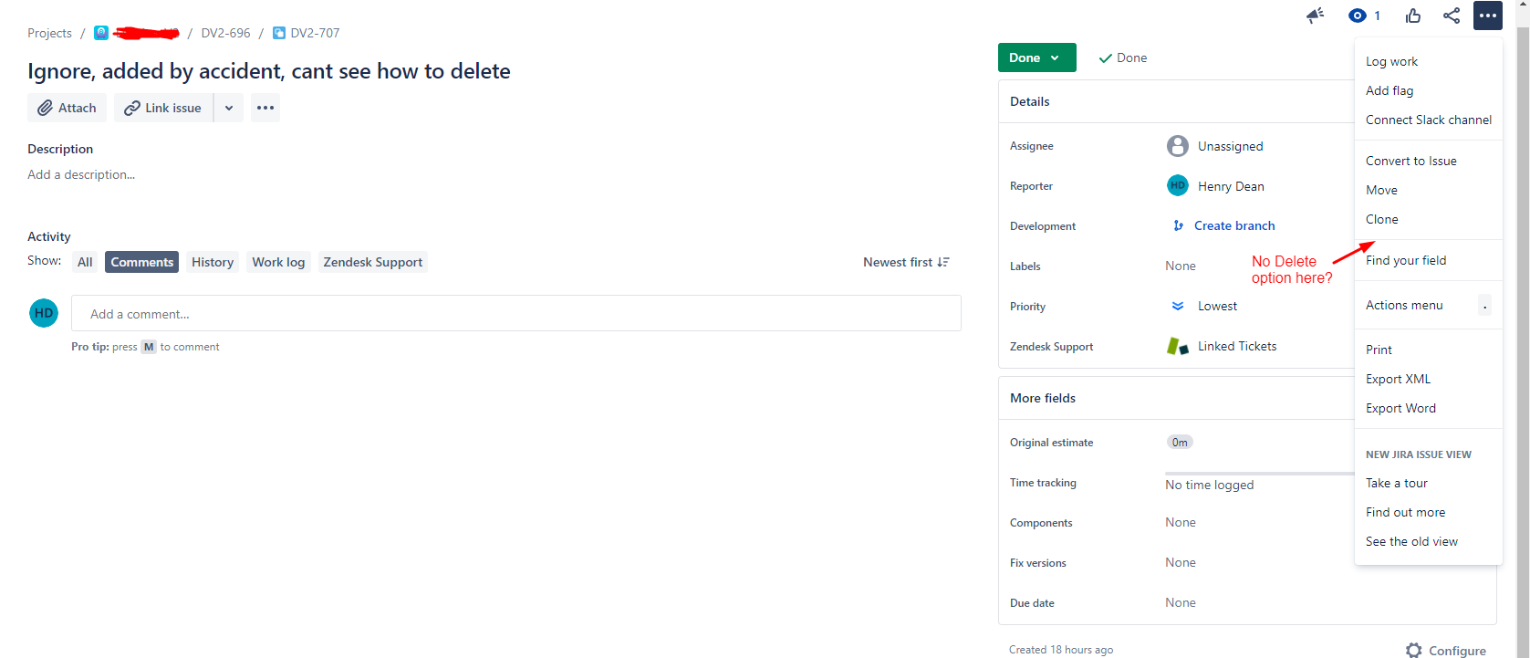Solved: How to delete an issue from JIRA