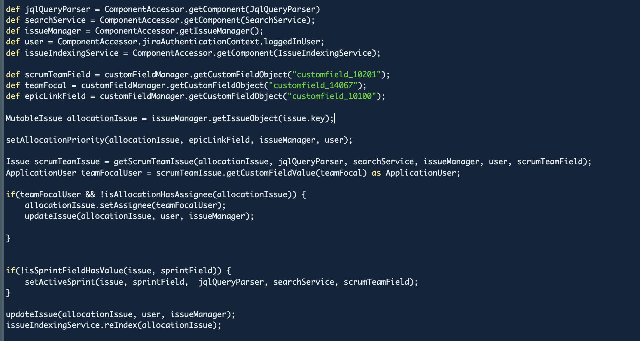 Bug Updating An Issue Through Workflow Script