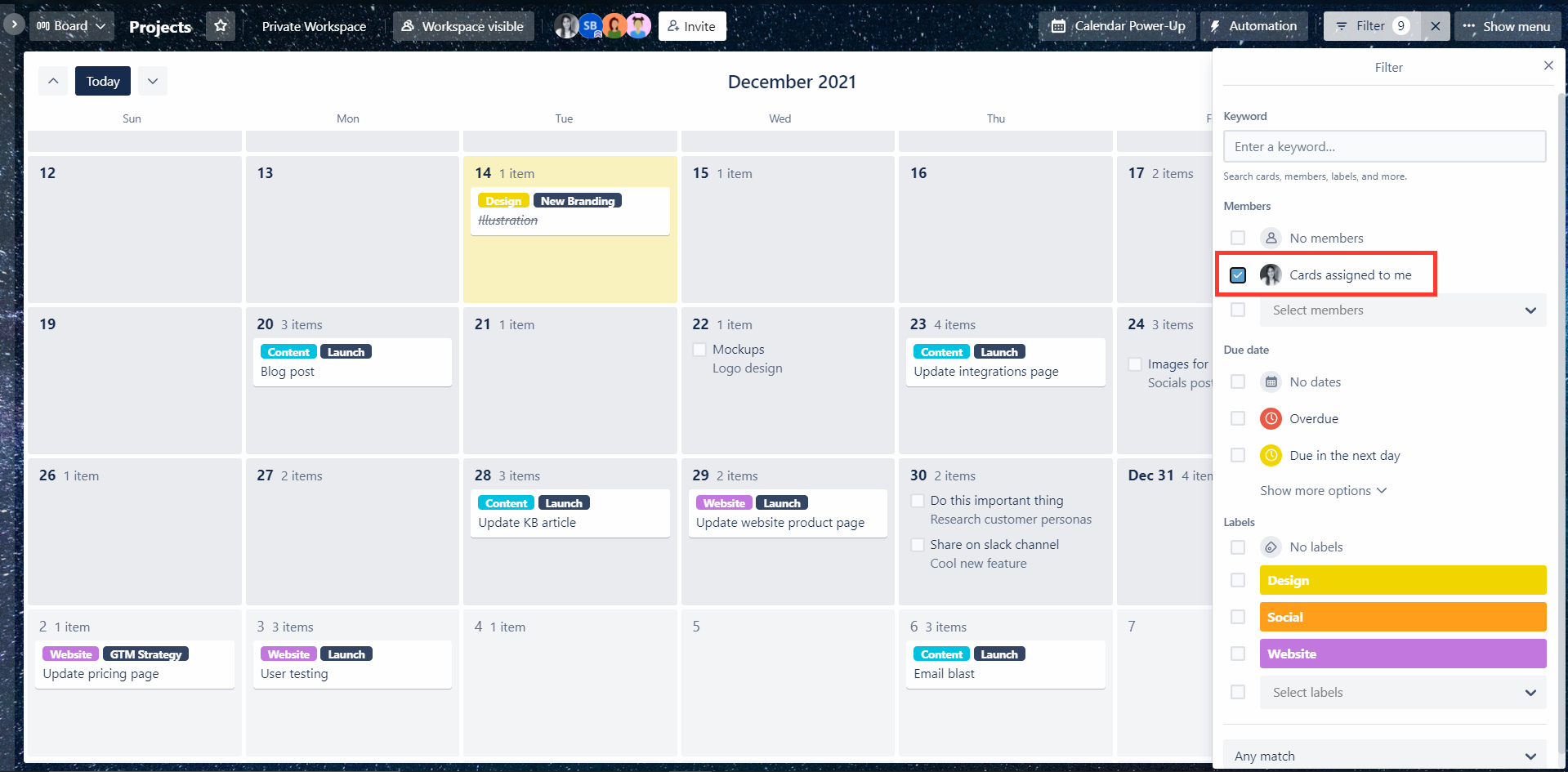 [Trello Holiday Calendar] Day 15: How to better vi... - Atlassian Community