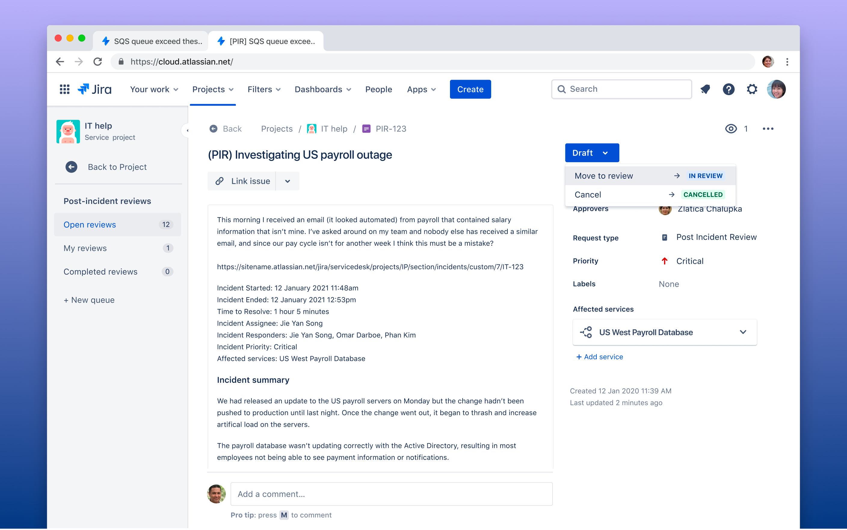 Next level incident management in Jira Service Management