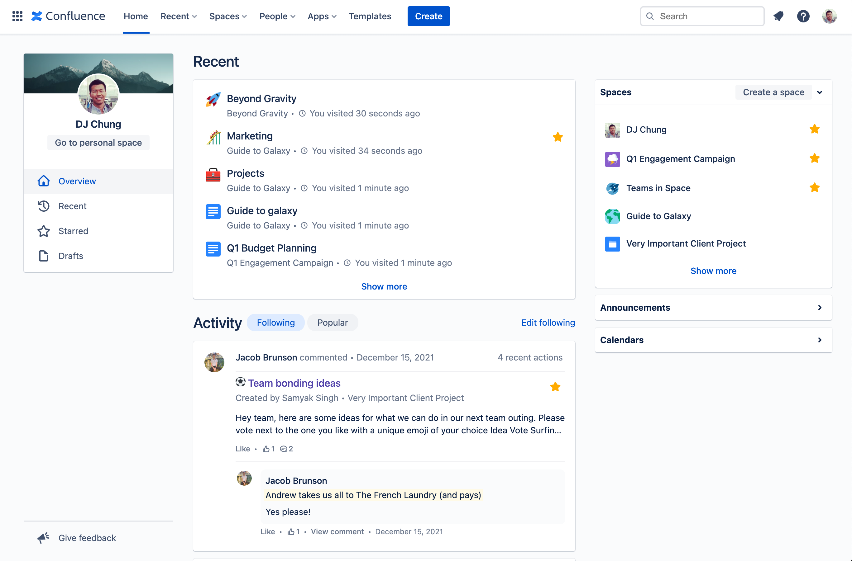 🏠 Say hello to the new Confluence Home! - Atlassian Community