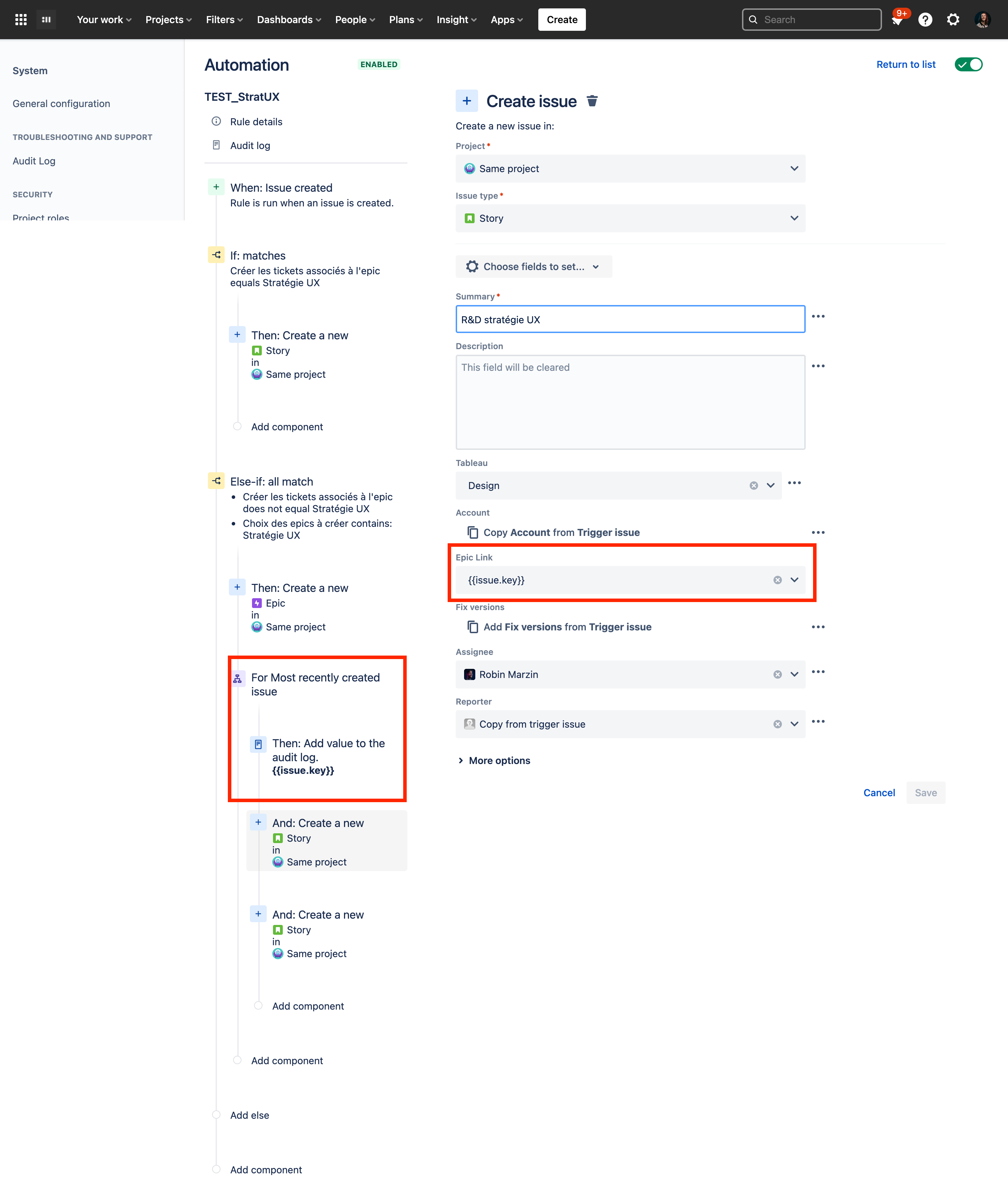 Solved: Use JIRA automation to create epic with issues Solved: Use JIRA automation to create epic with issues