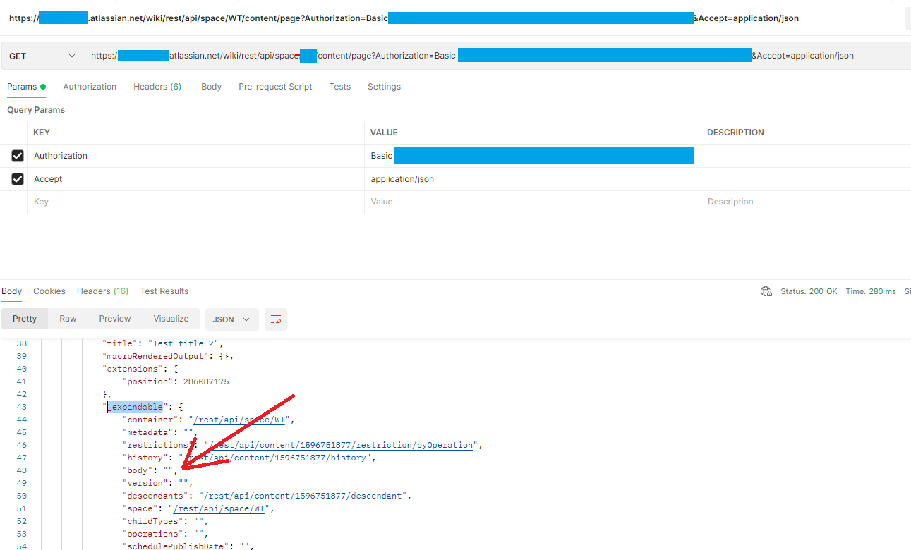 Confluence API Token - pure JS