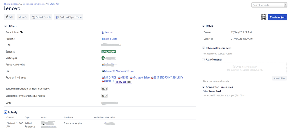 How To Enable Jira Insight Objects Comments Sectio
