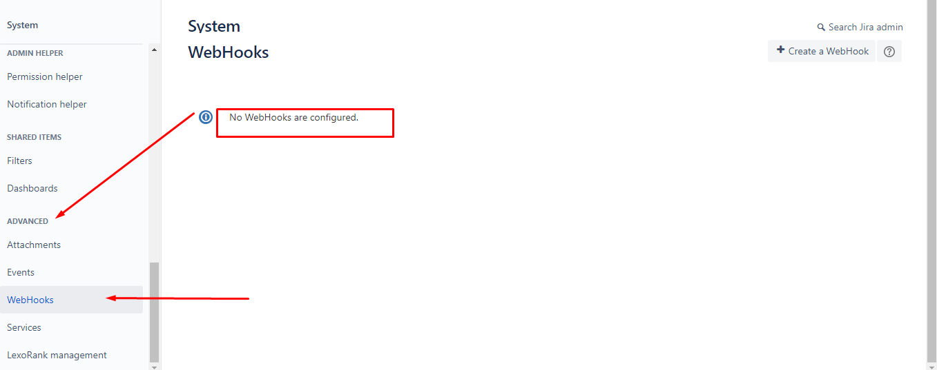 Jira Webhooks Not Displaying In Webhook Section