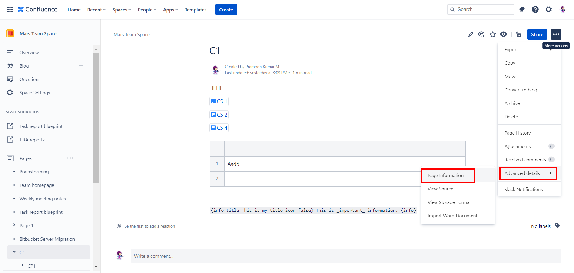 Solved: How to track Links to internal Confluence pages in...