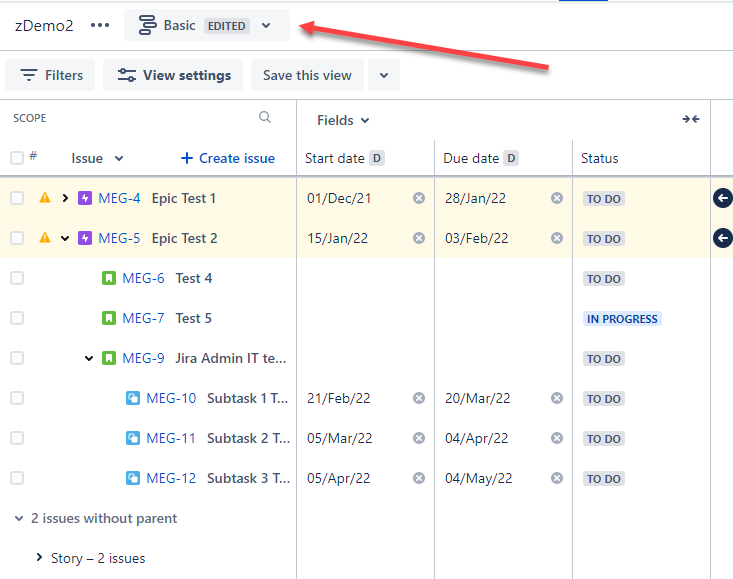 Jira Plans not showing the Sub-tasks created withi...
